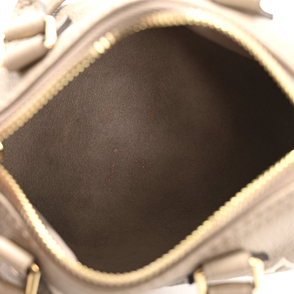 Louis Vuitton Empreinte Monogram Giant Nano Speedy Tourterelle Creme ...