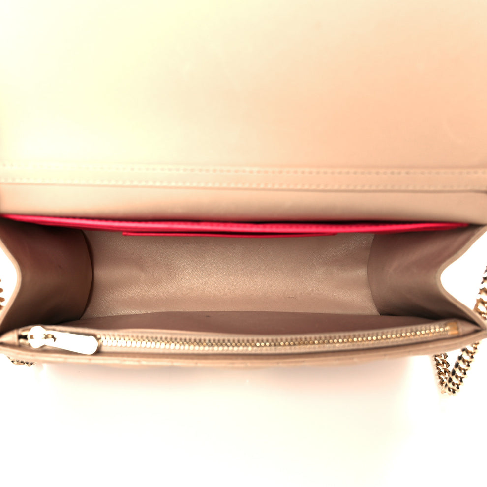 Christian Dior Lambskin Cannage Miss Dior Promenade Pouch Beige 1793889 ...