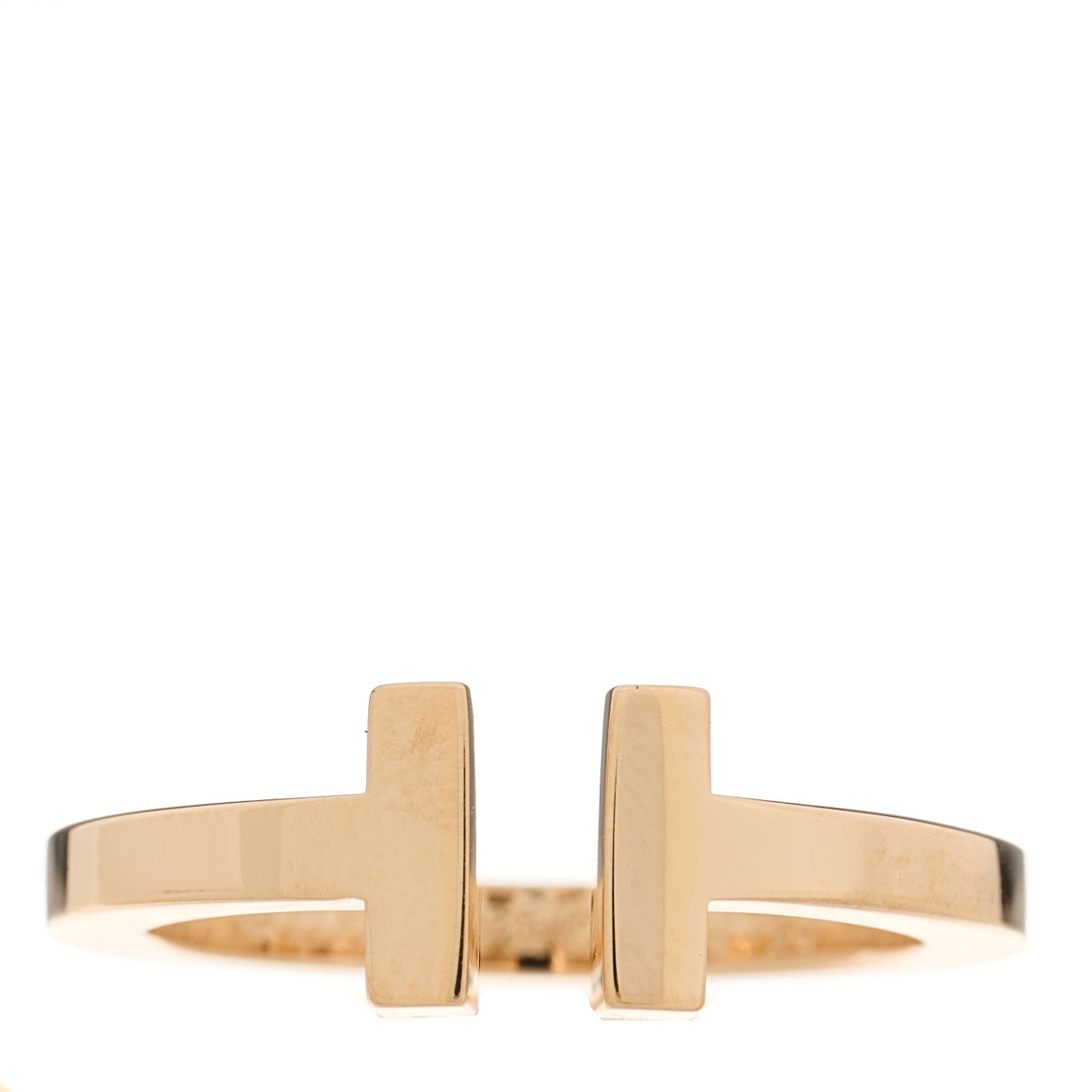 Tiffany 18K Rose Gold T Square Ring 59 8.75 1529690 – FASHIONPHILE