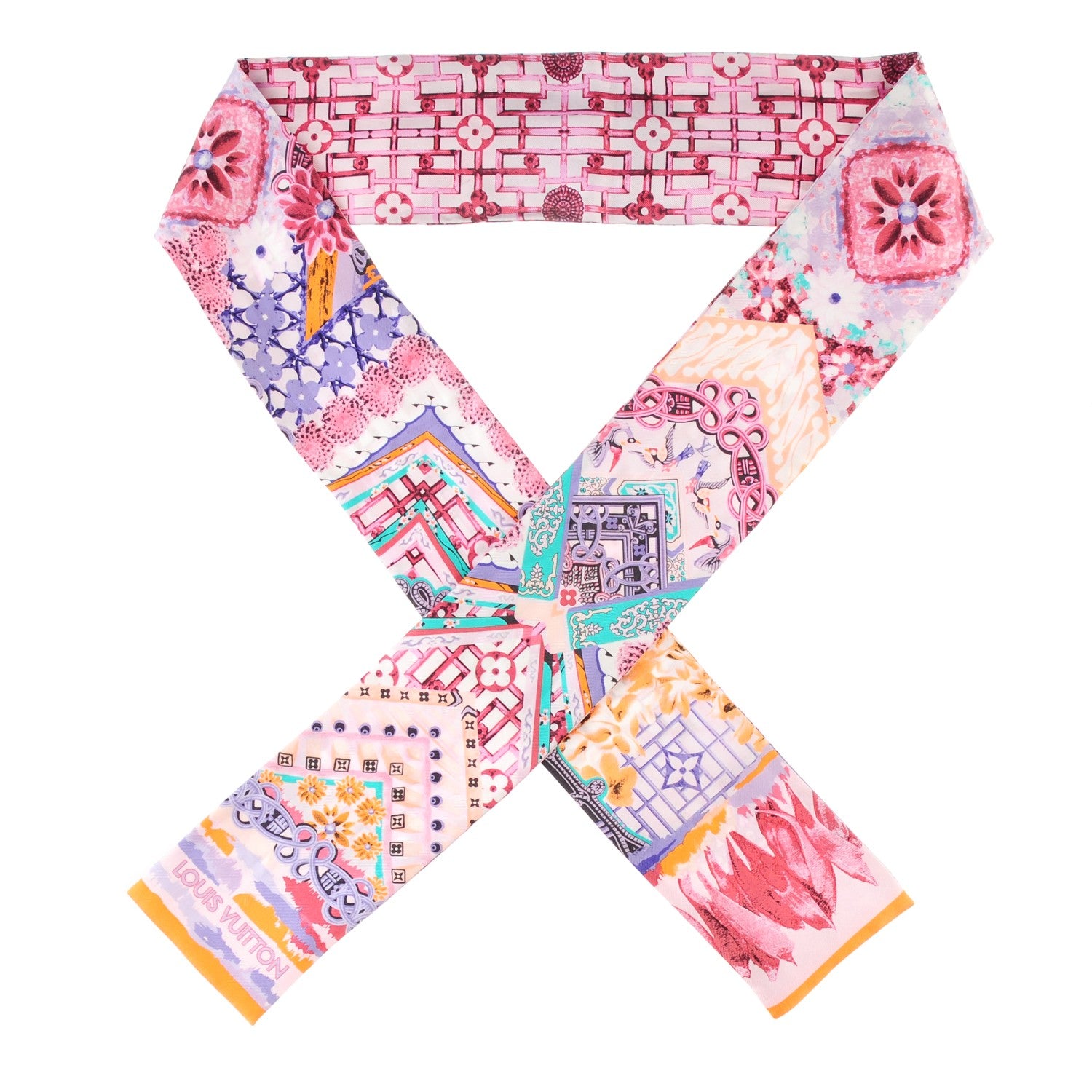 Louis Vuitton Silk Monogram Paradis Bandeau 161476 – FASHIONPHILE