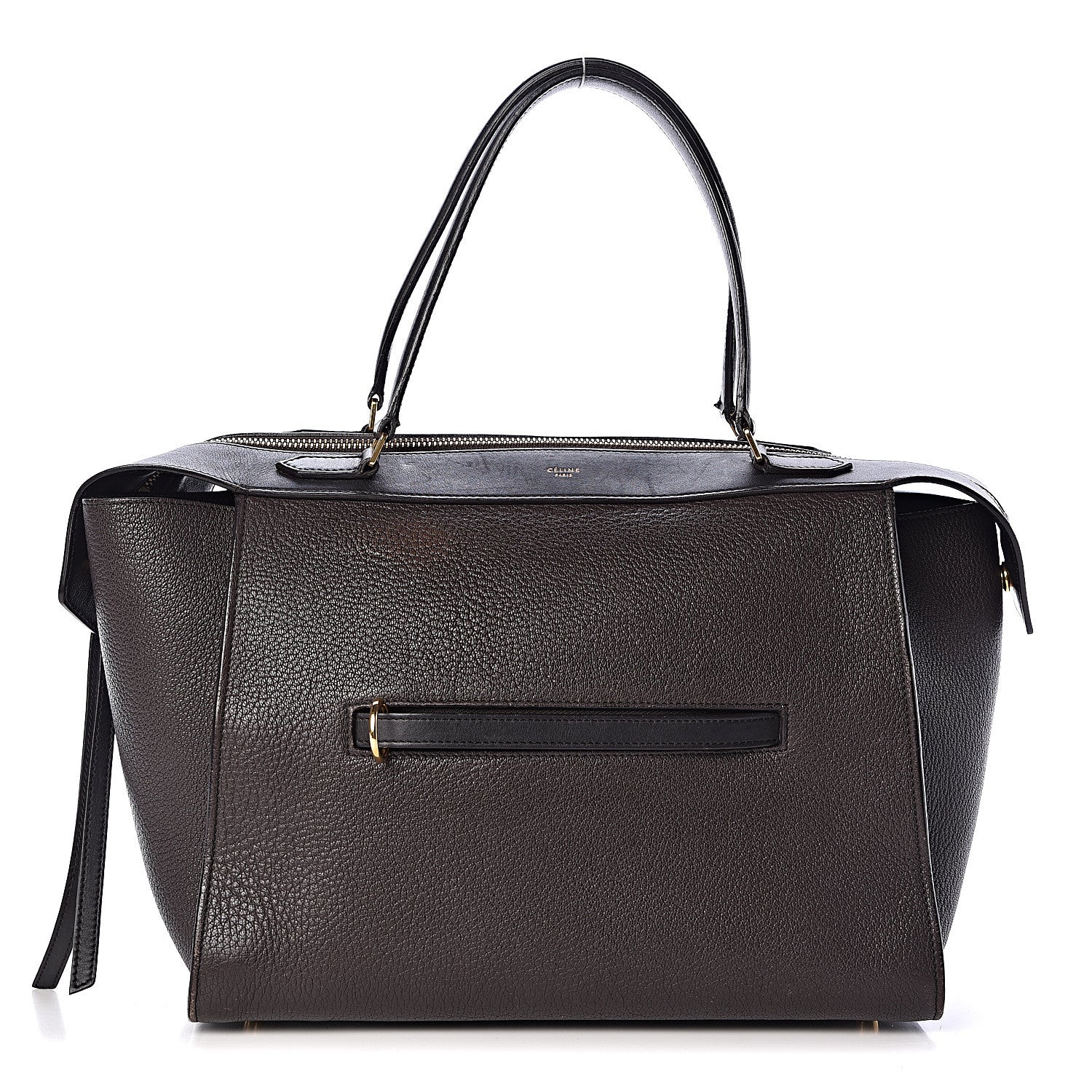 Celine Goatskin Smooth Calfskin Small Ring Bag Dark Taupe 483738 ...