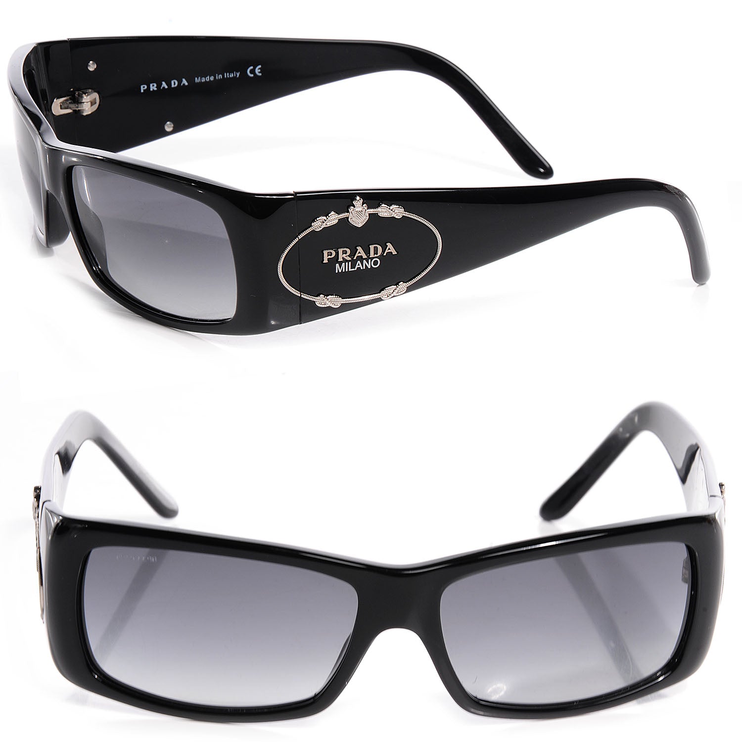 Prada Sunglasses SPR 10H Black | 65299 – FASHIONPHILE