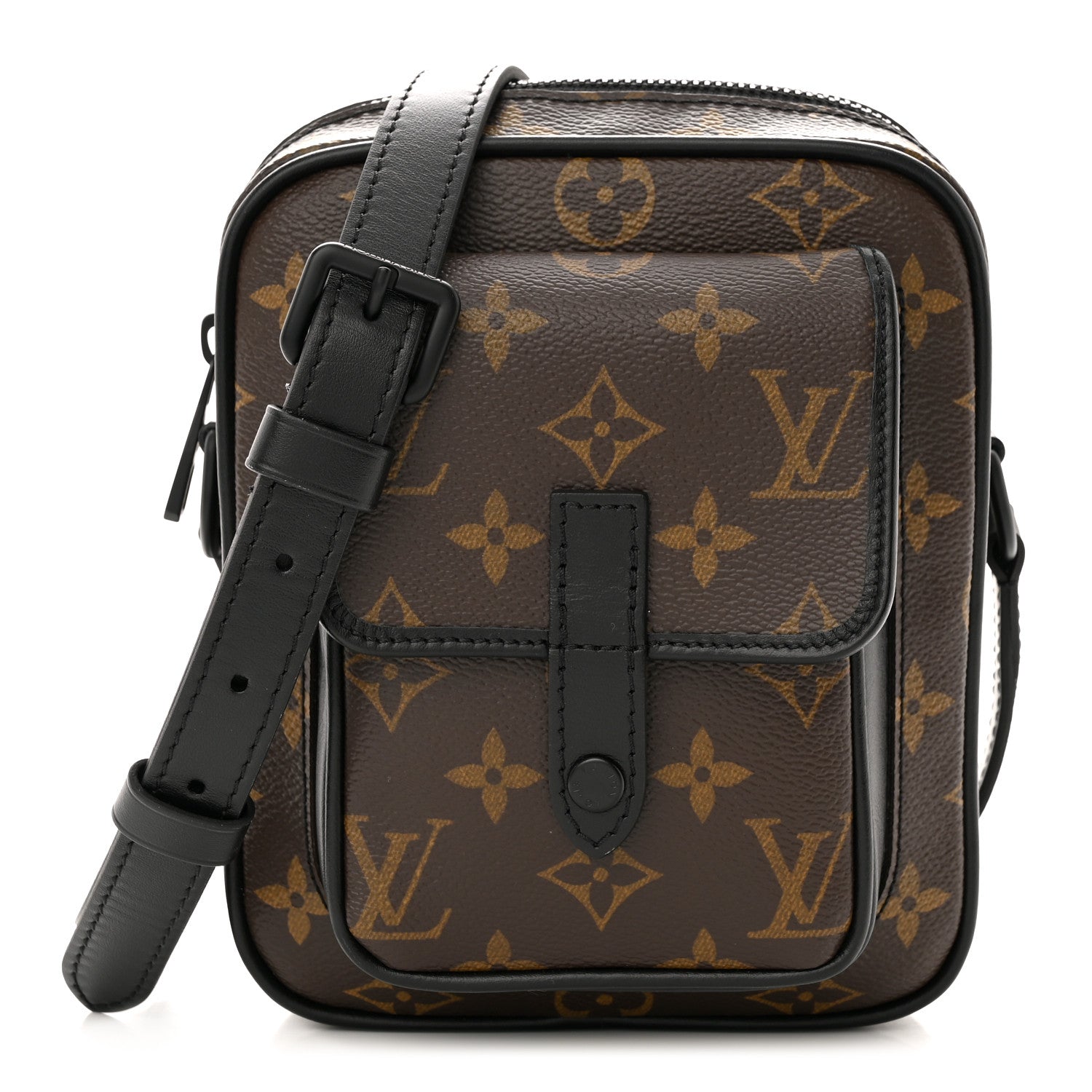 Louis Vuitton Monogram Macassar Christopher Wearable Wallet 1270109 ...