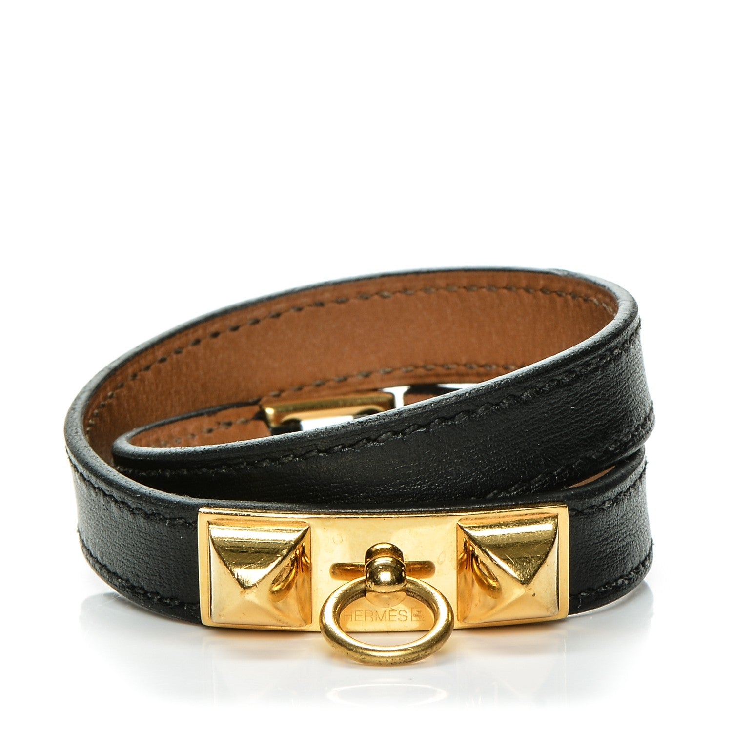 Hermes Chamonix Rivale Bracelet S Black 190350 – FASHIONPHILE
