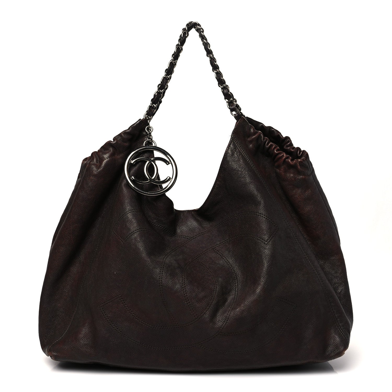 Chanel Distressed Caviar XL Coco Cabas Brown 1768818 – FASHIONPHILE