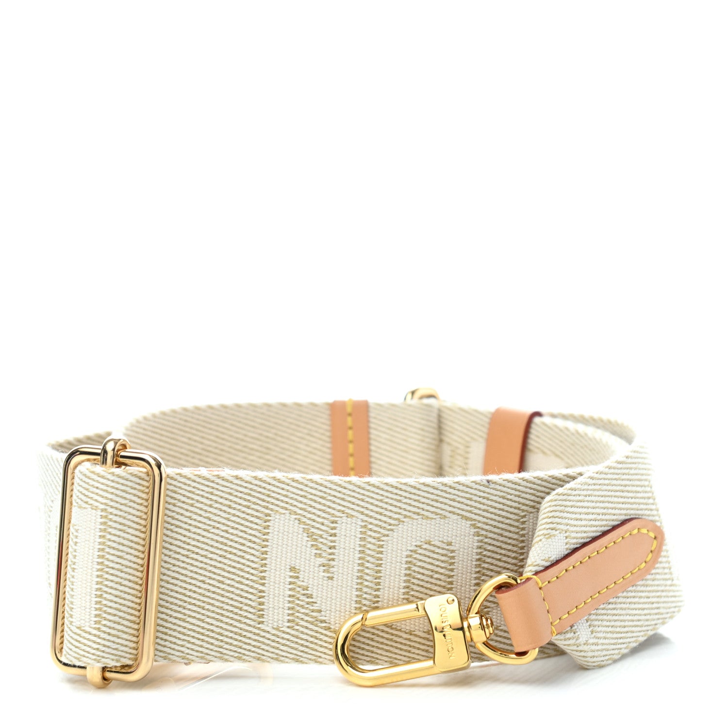 Louis Vuitton Nylon Petite Malle Souple Shoulder Strap Creme 851157 ...
