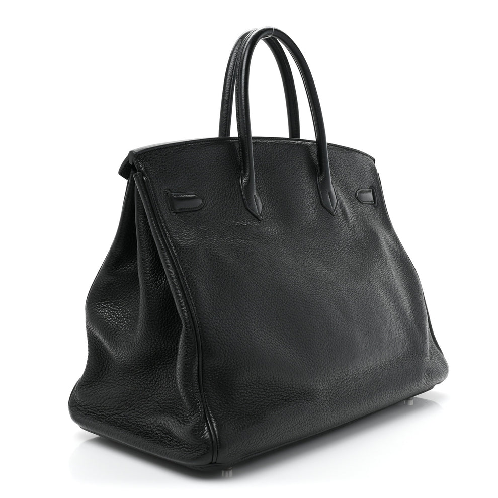 Hermes Taurillon Clemence Birkin 40 Black 1470412 – FASHIONPHILE