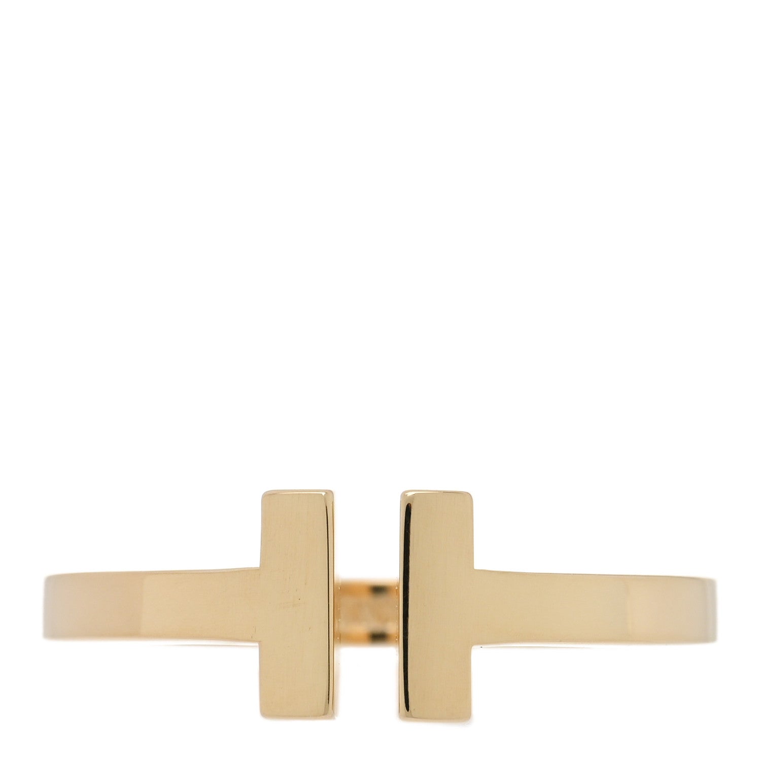 Tiffany 18K Yellow Gold T Square Ring 57 8 1738467 – FASHIONPHILE