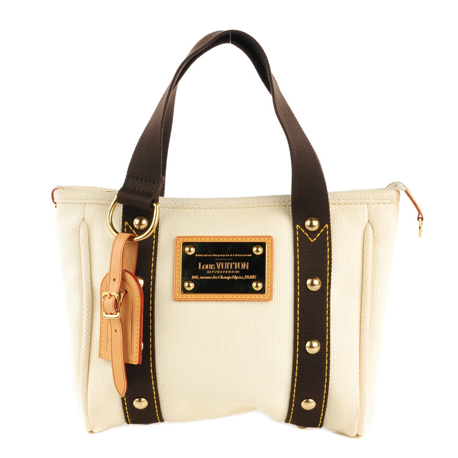 Louis Vuitton Cabas Antigua PM White 118770 – FASHIONPHILE