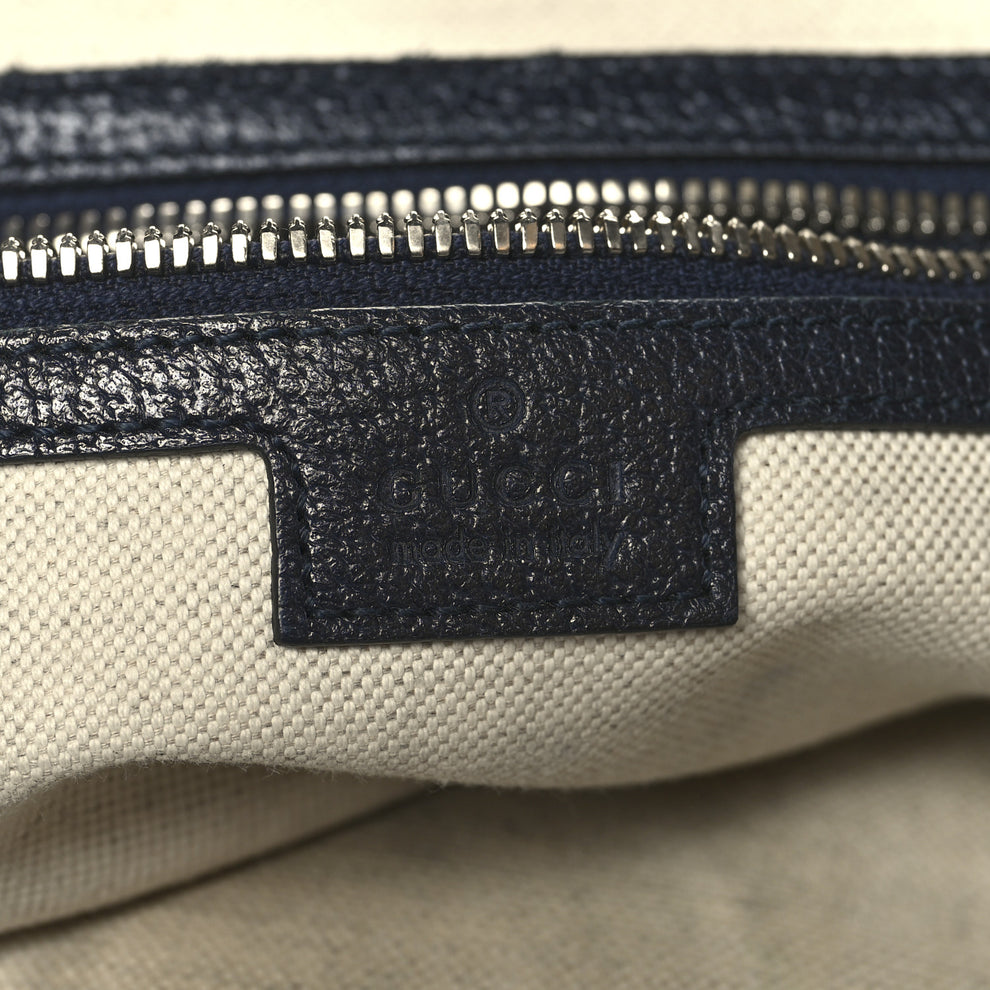 Gucci GG Supreme Monogram Textured Dollar Calfskin Web Small Ophidia ...