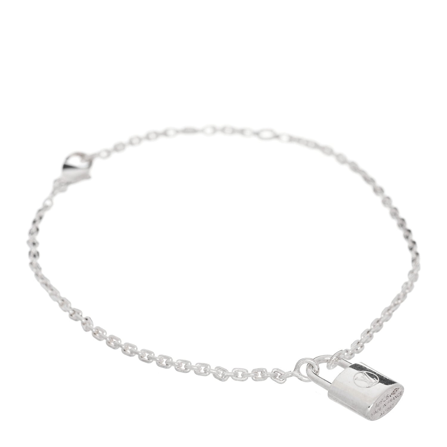 Louis Vuitton Sterling Silver Lockit Bracelet 1782797 – FASHIONPHILE