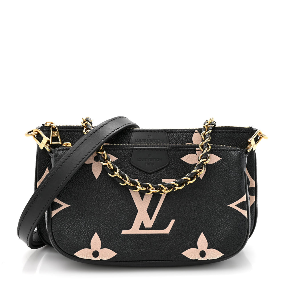 Louis Vuitton Empreinte Monogram Giant Multi Pochette Accessories Black ...