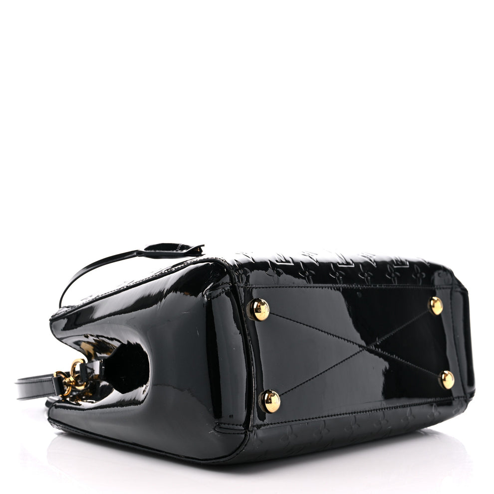 Louis Vuitton Vernis Montaigne MM Black 1320607 – FASHIONPHILE