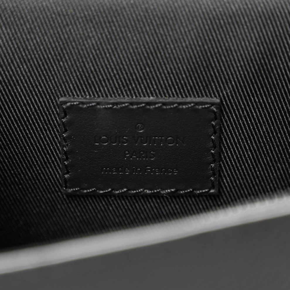 Louis Vuitton Calfskin Aerogram Fastline Wearable Wallet Black 1799192 ...