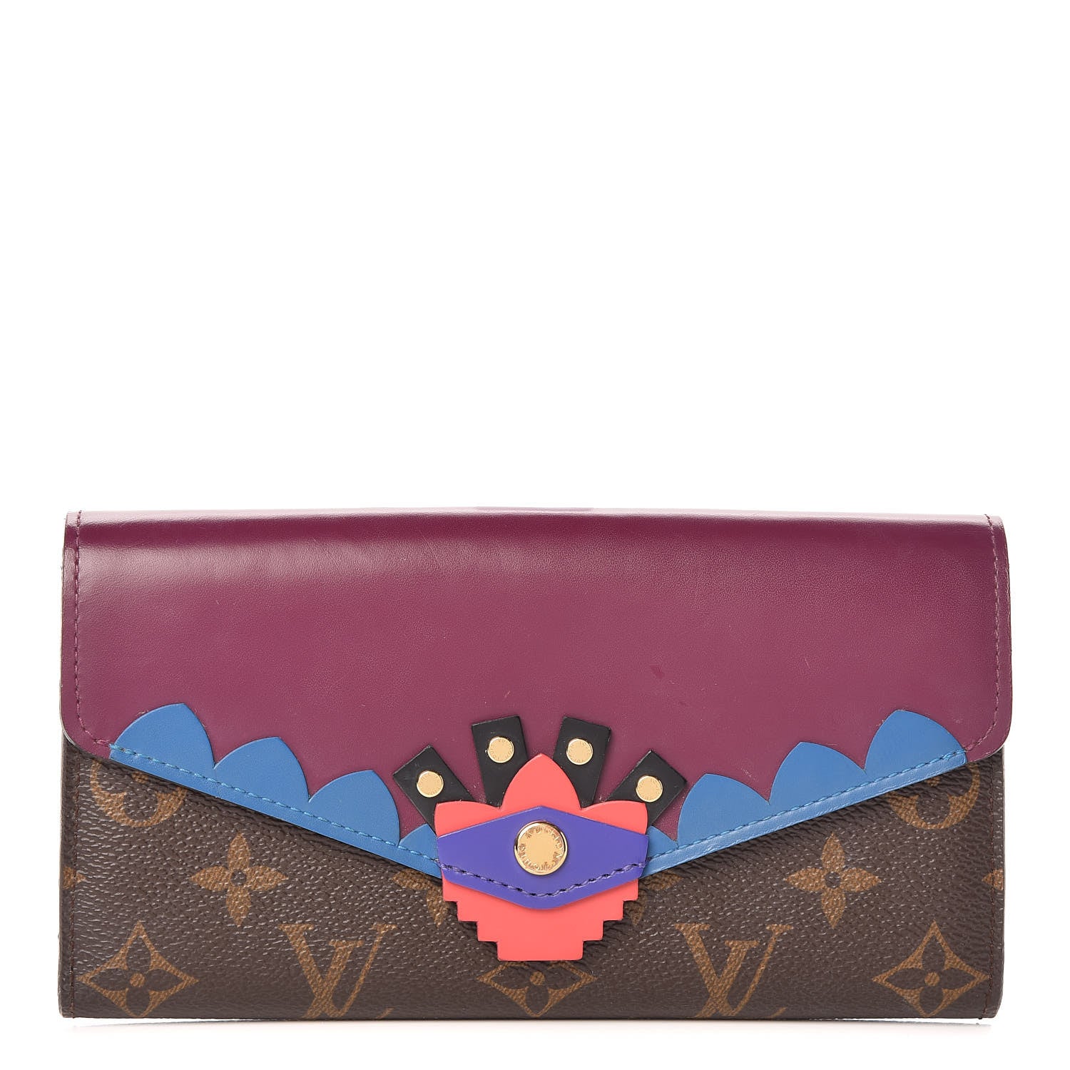 Louis Vuitton Monogram Totem Sarah Wallet Magenta 365937 – FASHIONPHILE