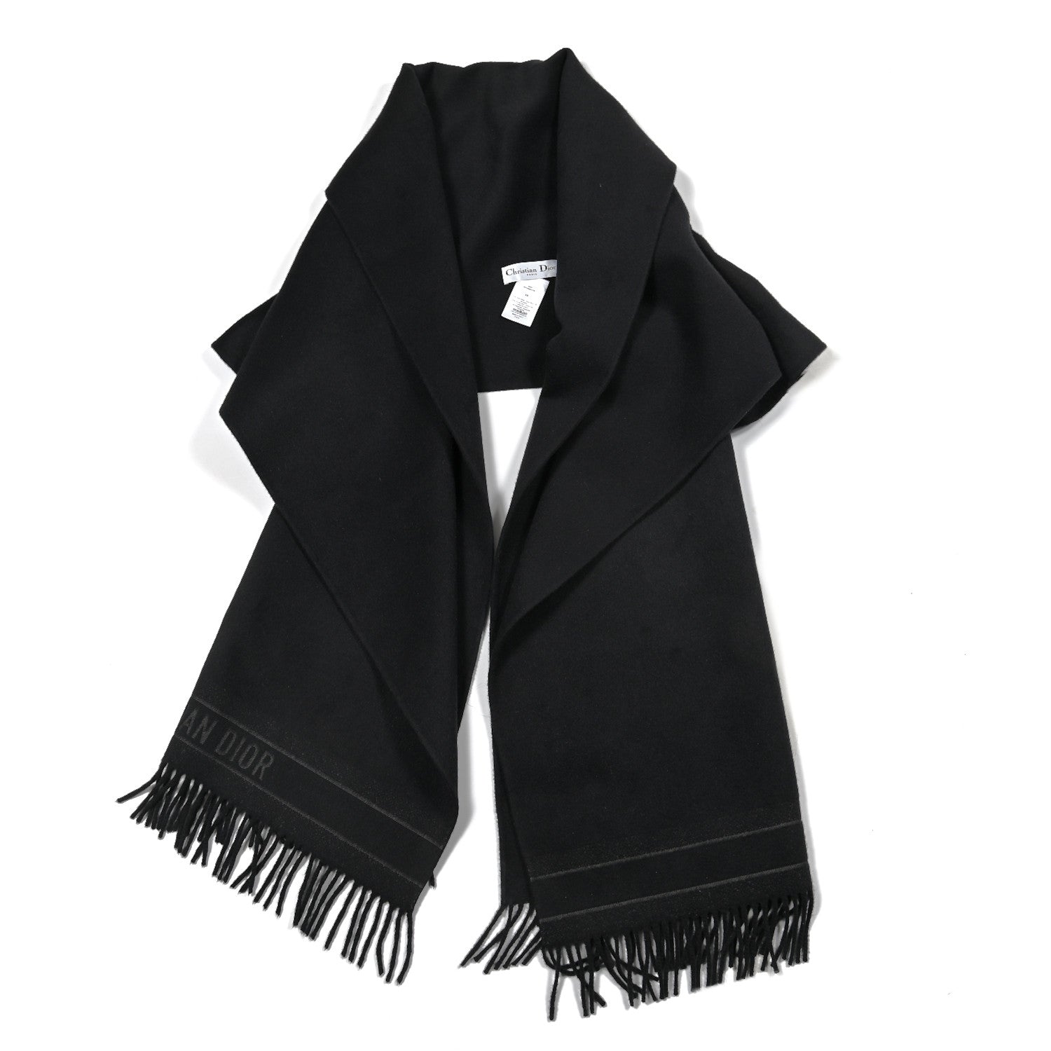 Christian Dior Cashmere Poncho Black 926422 – FASHIONPHILE