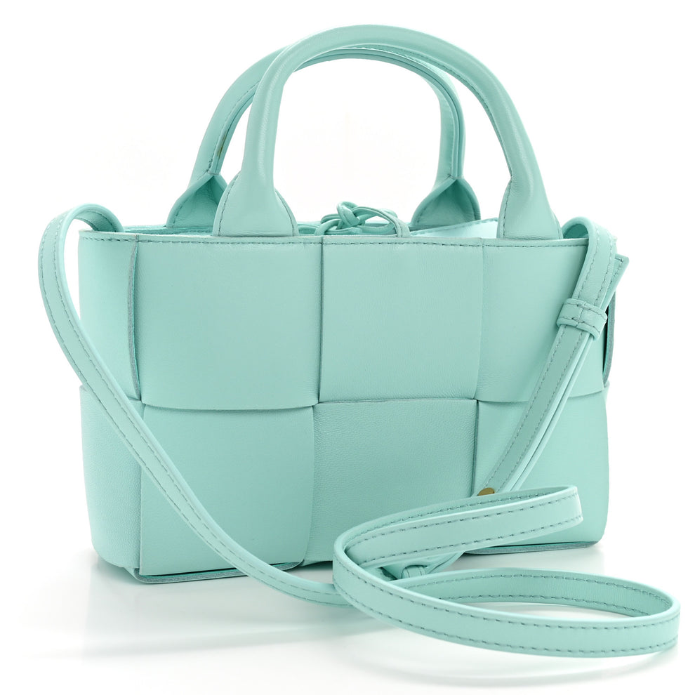 Bottega Veneta Nappa Maxi Intrecciato Mini Arco Tote Celadon 1792569 ...