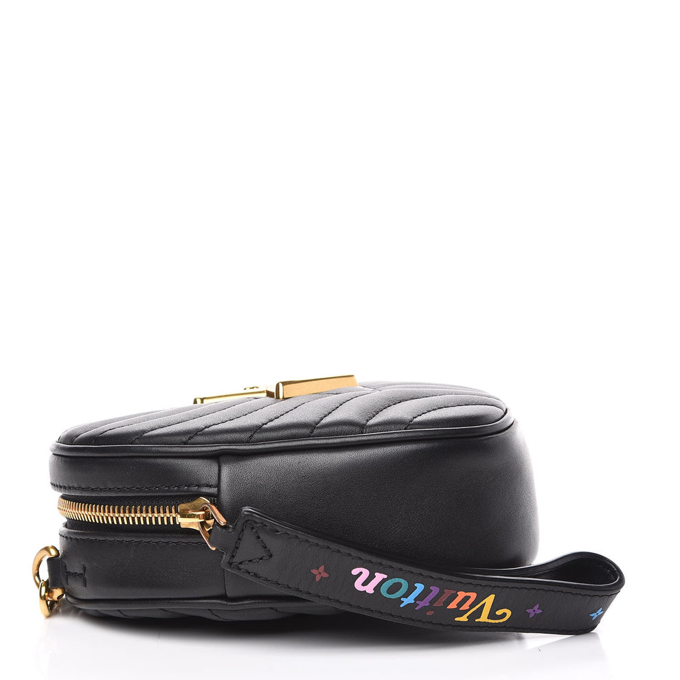 Louis Vuitton Calfskin New Wave Heart Bag Black 528940 – FASHIONPHILE