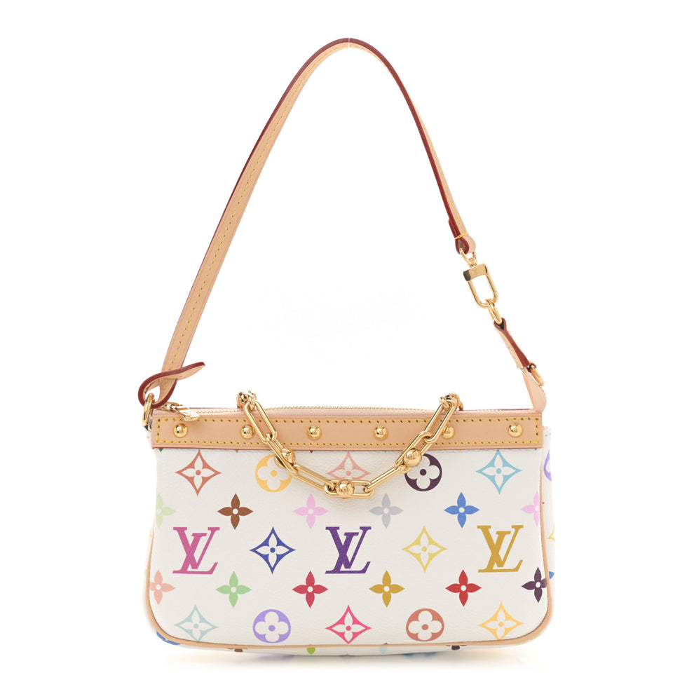 Louis Vuitton LV X TM Monogram Multicolor Pochette Accessories White ...