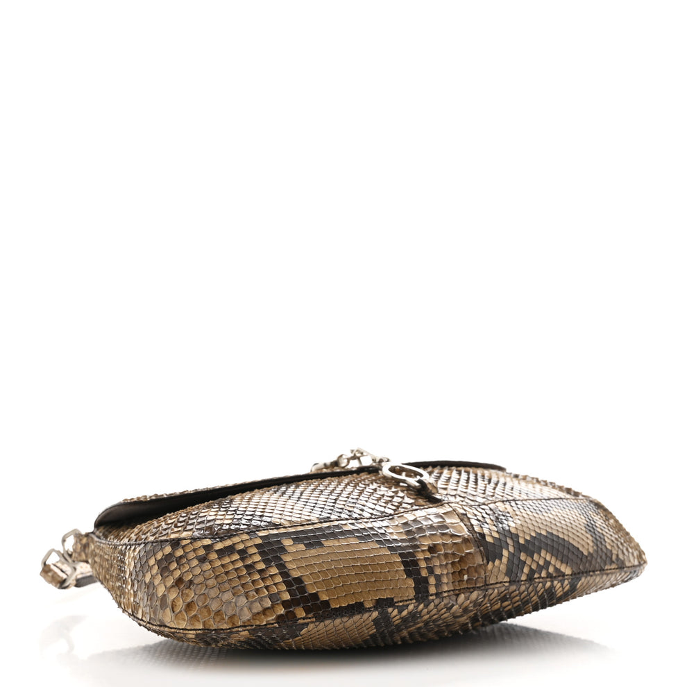 Prada Snakeskin Trend Shoulder Bag Camello 1772227 – FASHIONPHILE