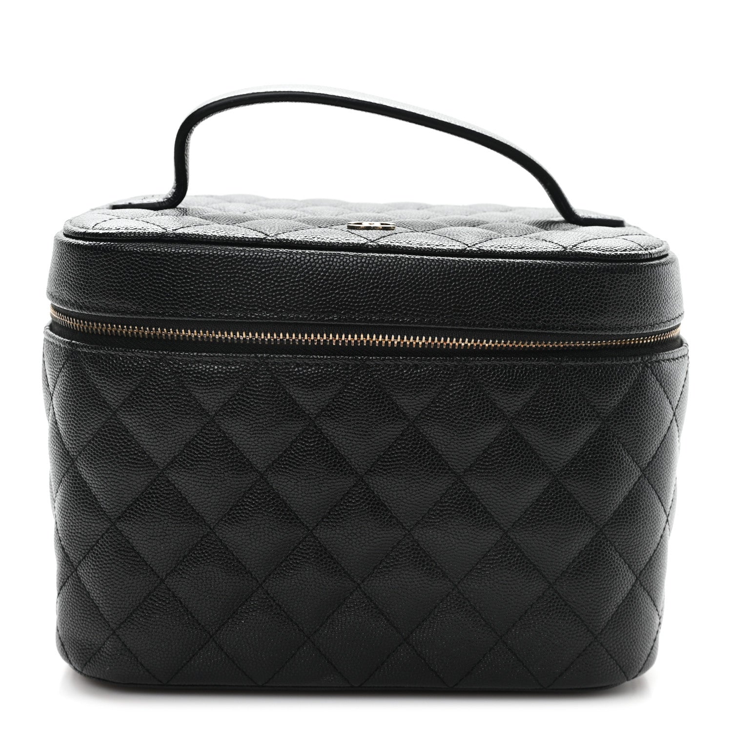 Chanel Caviar Quilted Large Vanity Pouch Black 1787212 – FASHIONPHILE