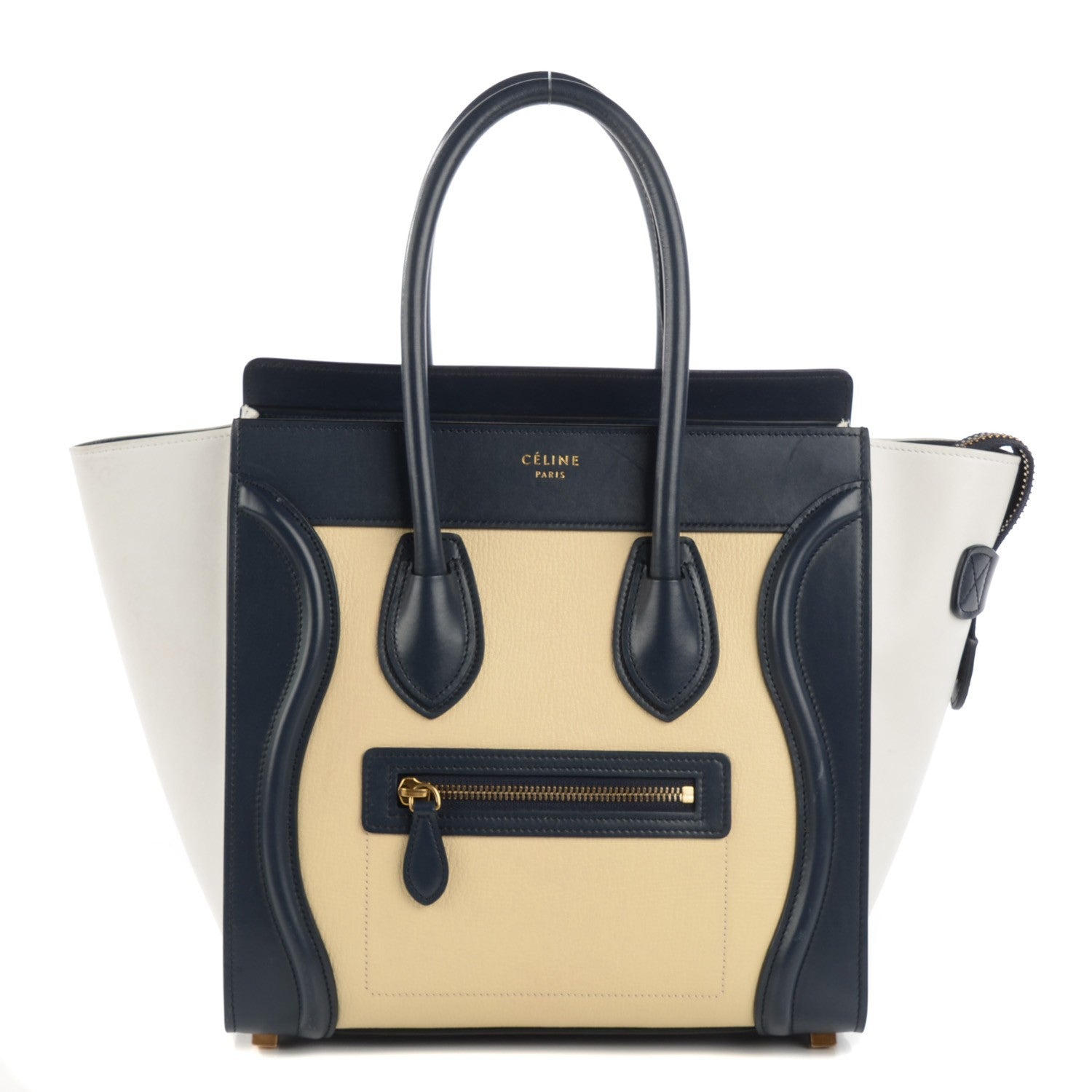 Celine Goatskin Smooth Calfskin Micro Tri-Color Luggage Firefly 119890 ...