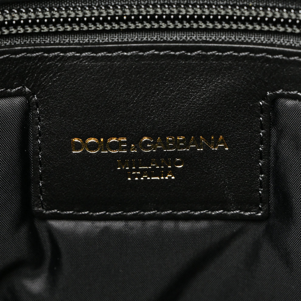 Dolce & Gabbana Nylon Leopard Print Changing Bag Brown 1781615 ...