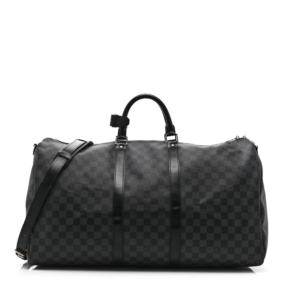 Louis Vuitton Damier Graphite Keepall Bandouliere 55 1787344 – FASHIONPHILE