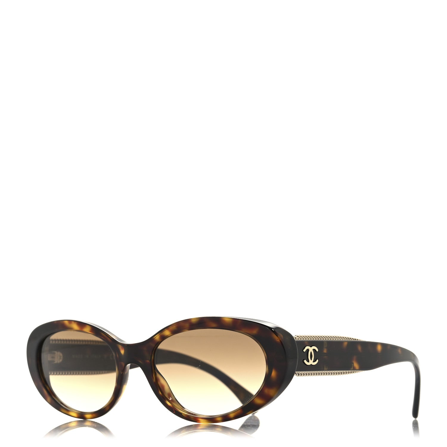 Chanel Acetate Oval Sunglasses 5515 Tortoise 1750003 – FASHIONPHILE