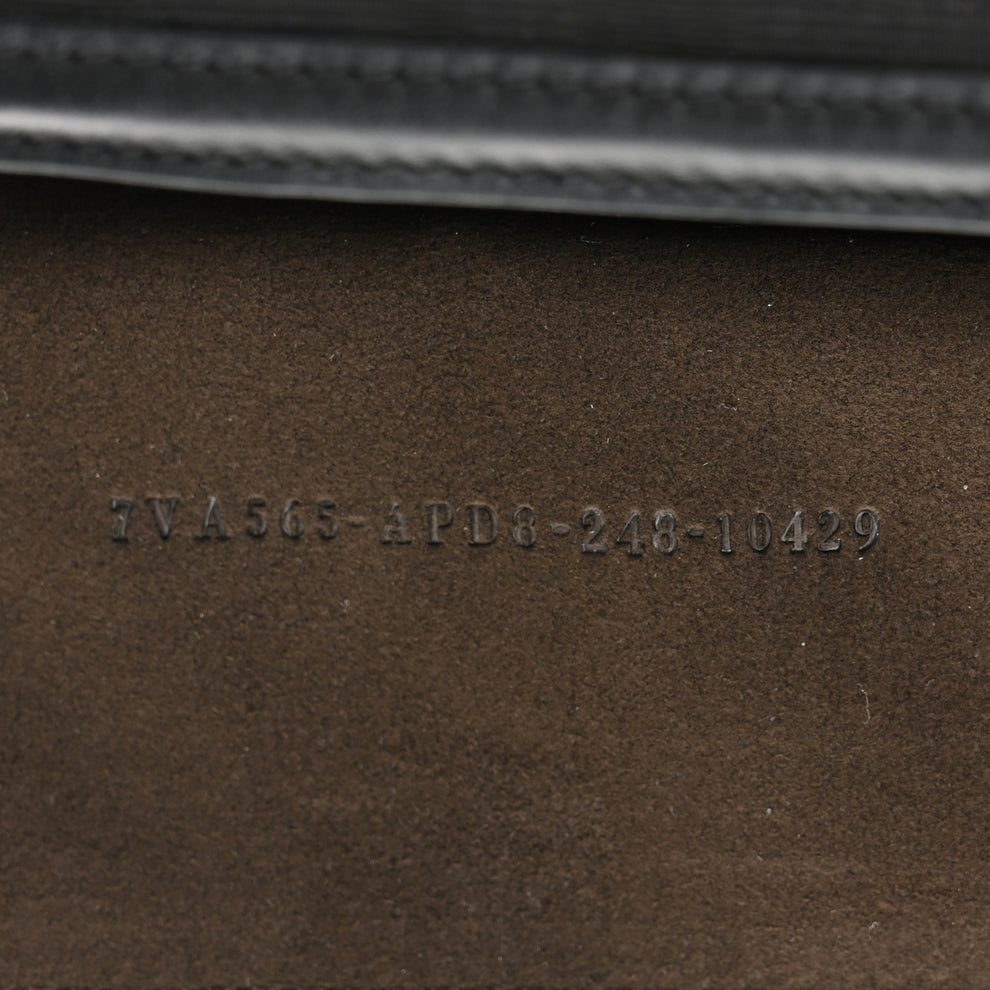 Fendi Recycled Fabric Jacquard Vitello King FF 1974 Baguette Soft Trunk ...