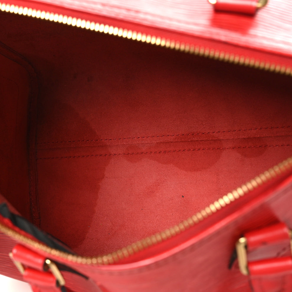 Louis Vuitton Epi Speedy 30 Castillan Red 1777753 – FASHIONPHILE