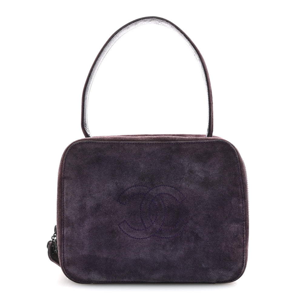 Chanel Suede CC Handbag Purple 1816819 – FASHIONPHILE