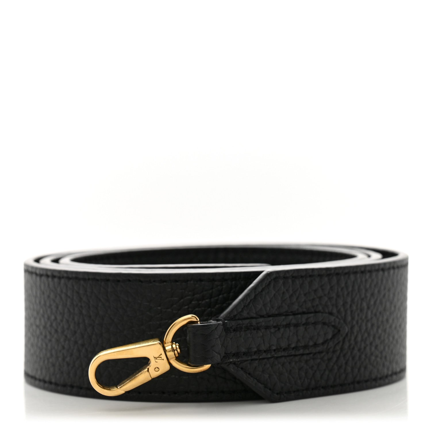 Louis Vuitton Taurillon Capucines Mini Shoulder Strap Black 1630653 ...