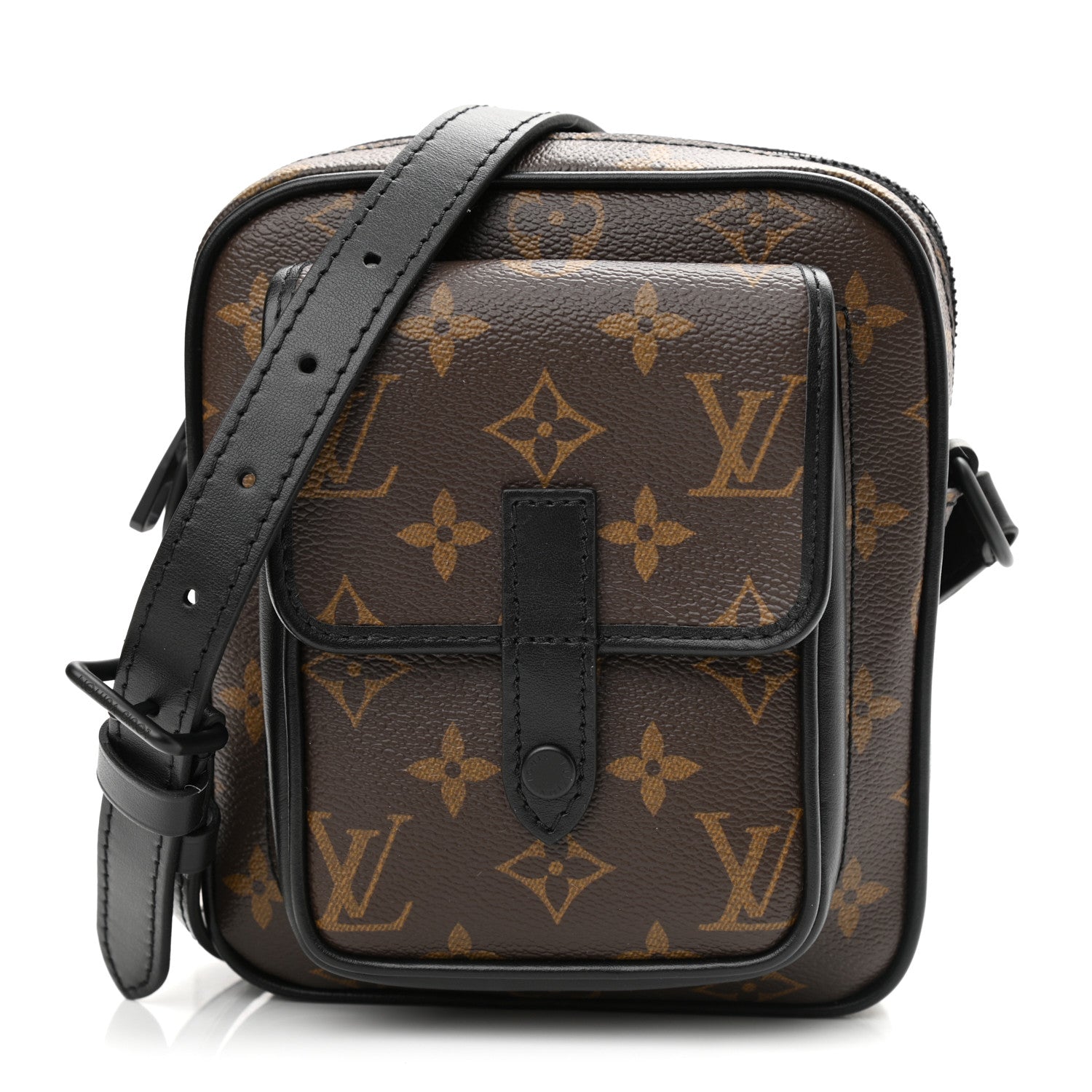 Louis Vuitton Monogram Macassar Christopher Wearable Wallet 1120281 ...