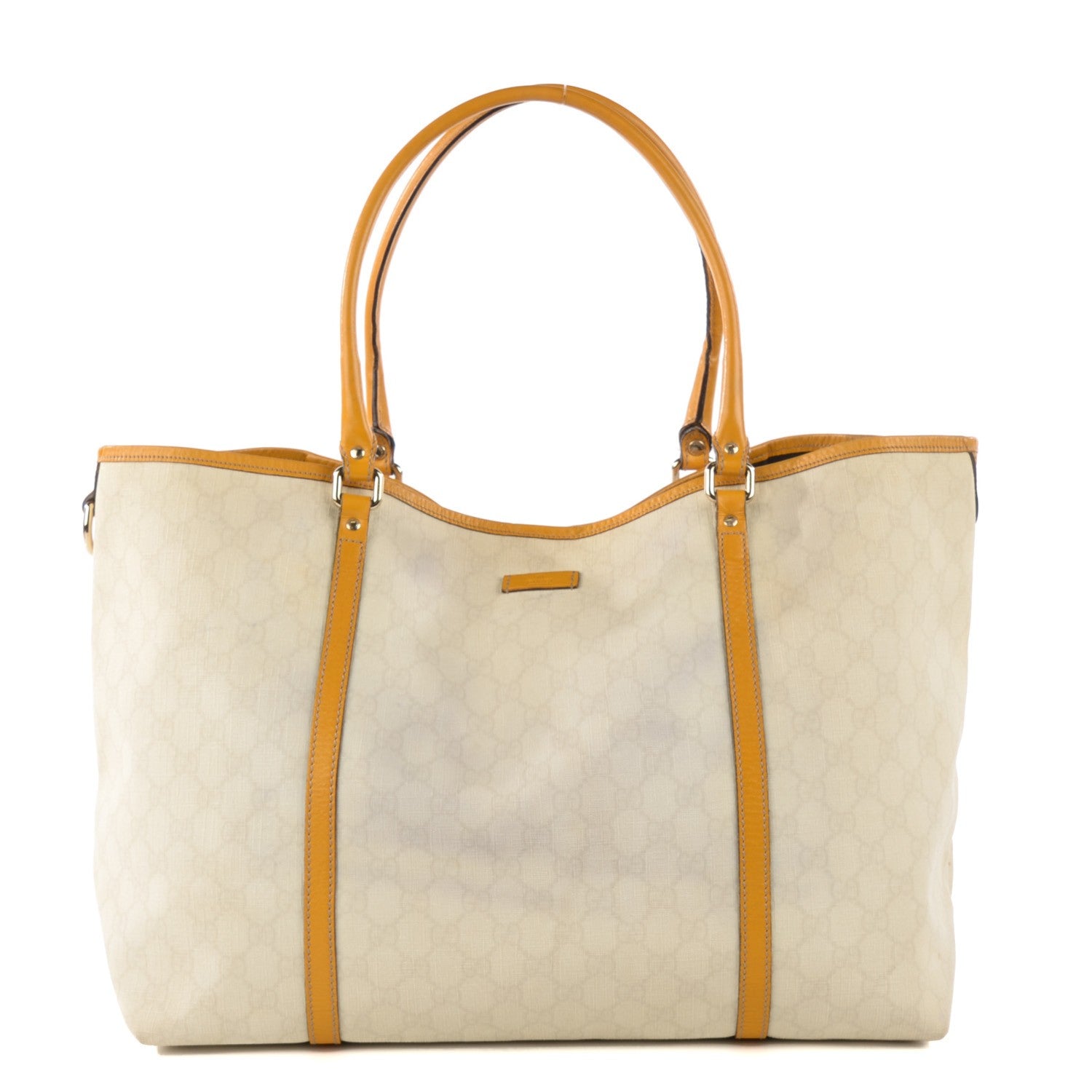 Gucci GG Plus Monogram Large Joy Tote Off-White 122979 – FASHIONPHILE