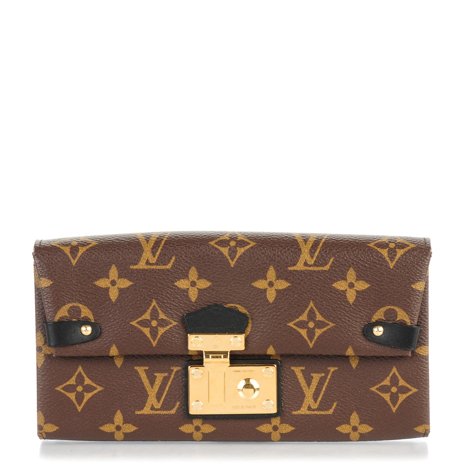 Louis Vuitton Monogram Triangle Wallet Black 158960 – FASHIONPHILE