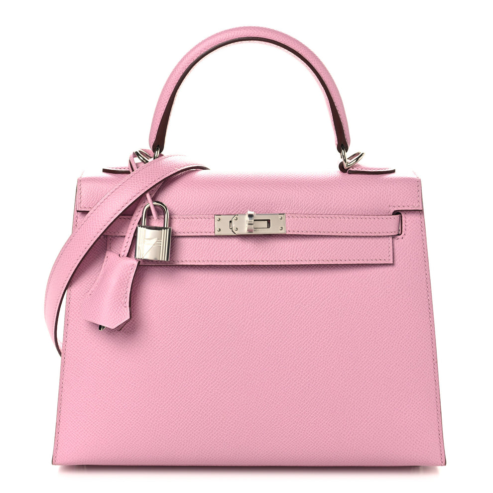 Hermes Epsom Kelly Sellier 25 Mauve Sylvestre 1888228 – FASHIONPHILE
