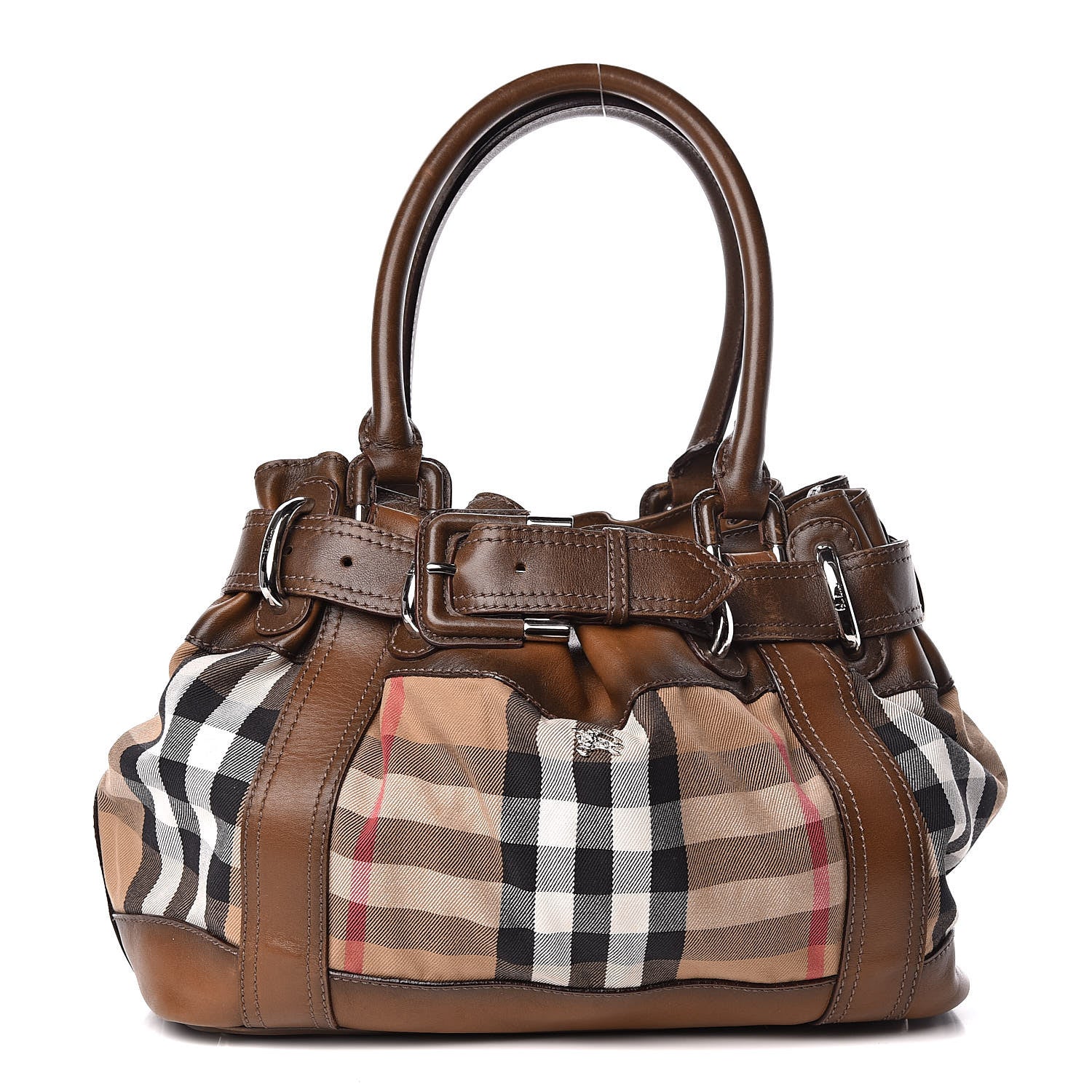 Burberry House Check Large Beaton Brown 458204 – FASHIONPHILE