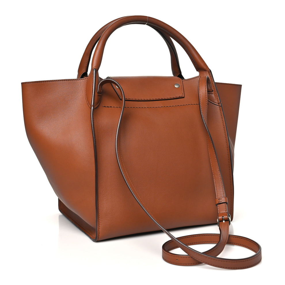 Celine Smooth Calfskin Small Big Bag Tan 1780389 – FASHIONPHILE