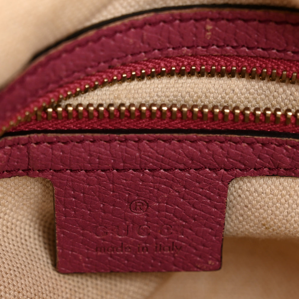 Gucci Monogram Medium Bree Foldover Tote Beige Ebony Peonia Flower ...