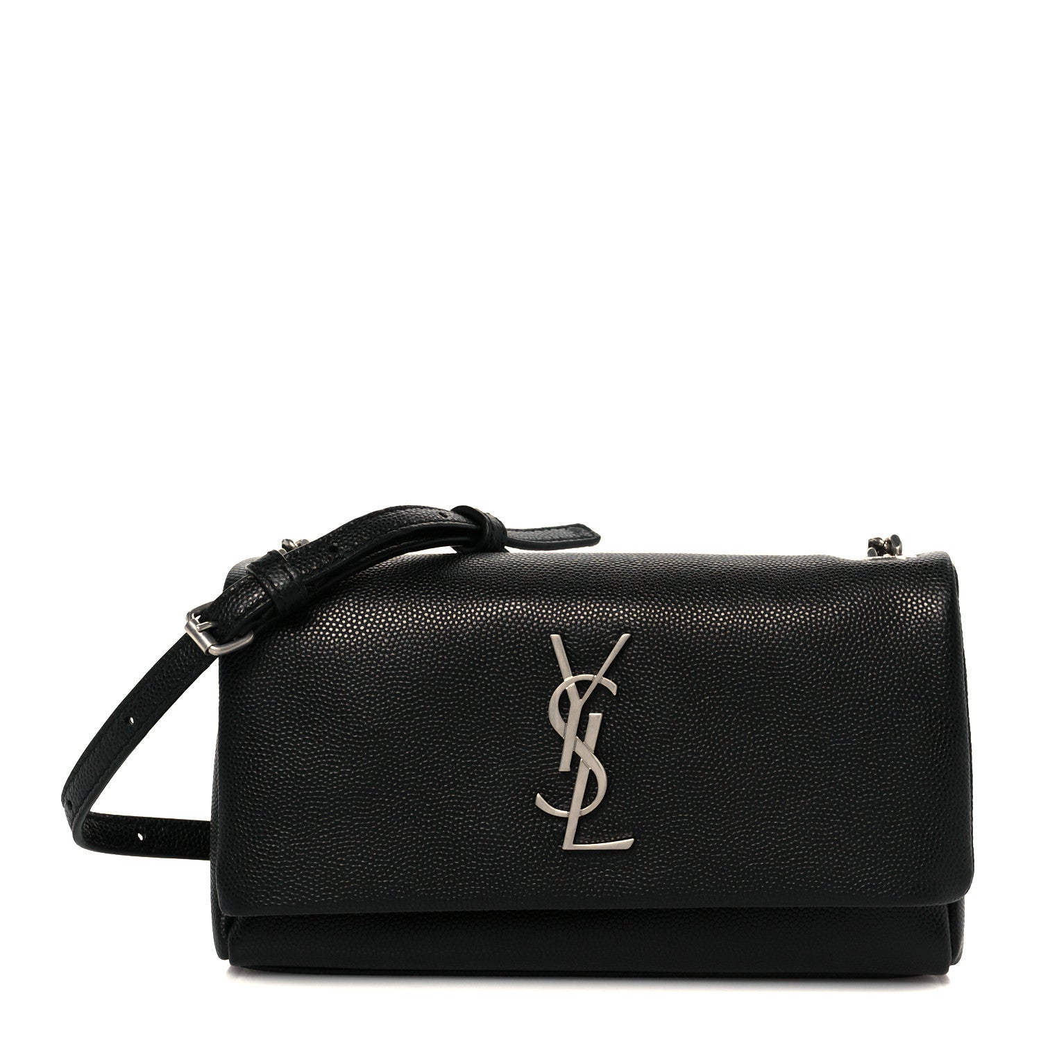 Saint Laurent Grain De Poudre Monogram Toy West Hollywood Fold-Over Bag ...