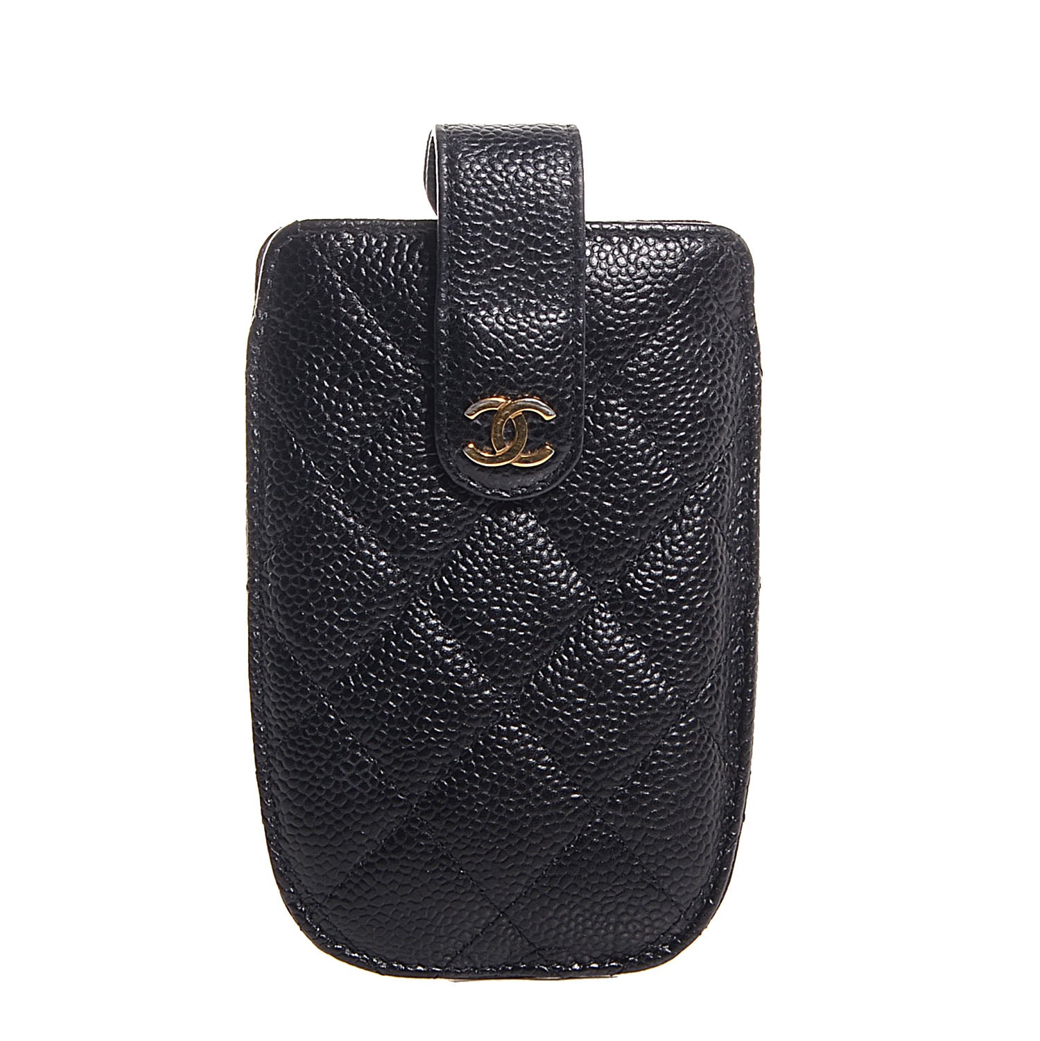 Chanel Caviar Quilted Cell Phone Case Black 79349 – FASHIONPHILE
