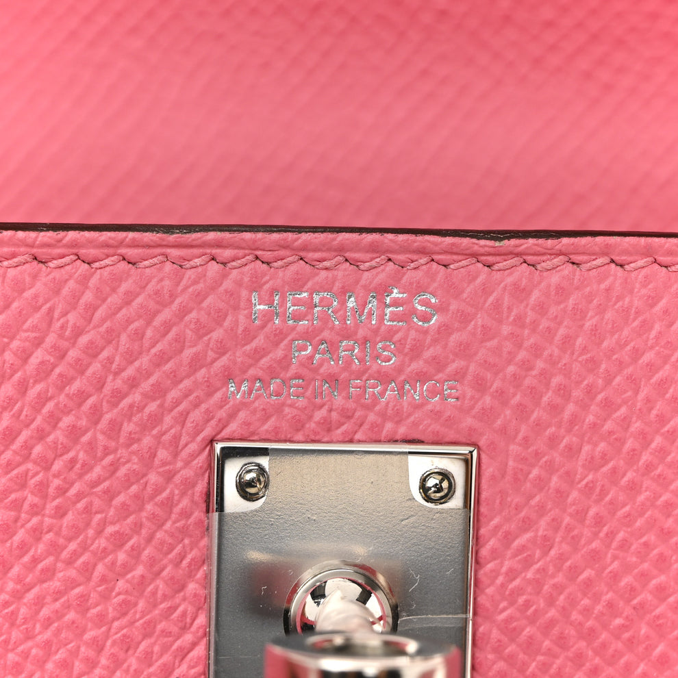 Hermes Epsom Kelly Sellier 25 Rose Azalee 1799927 – FASHIONPHILE