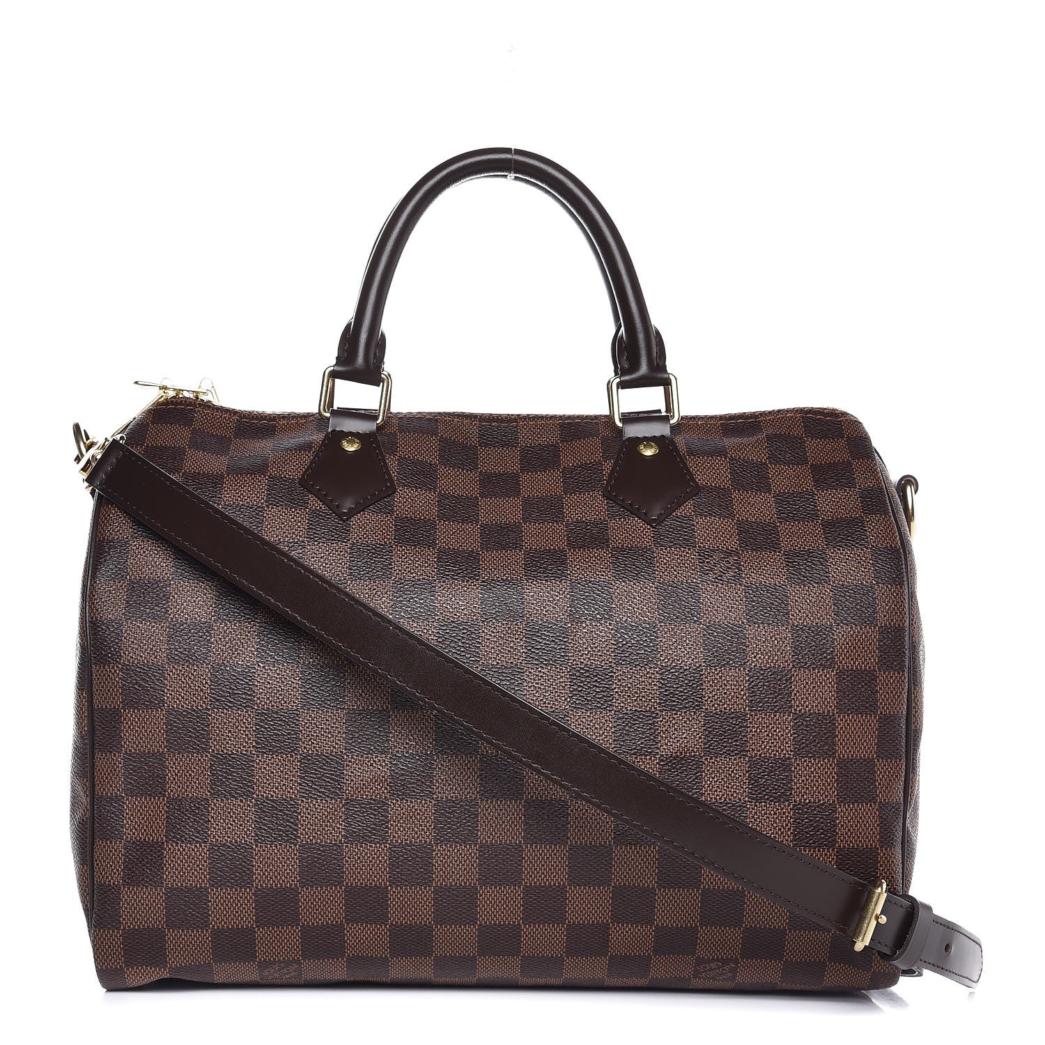 Louis Vuitton Damier Ebene Speedy Bandouliere 30 282920 – FASHIONPHILE