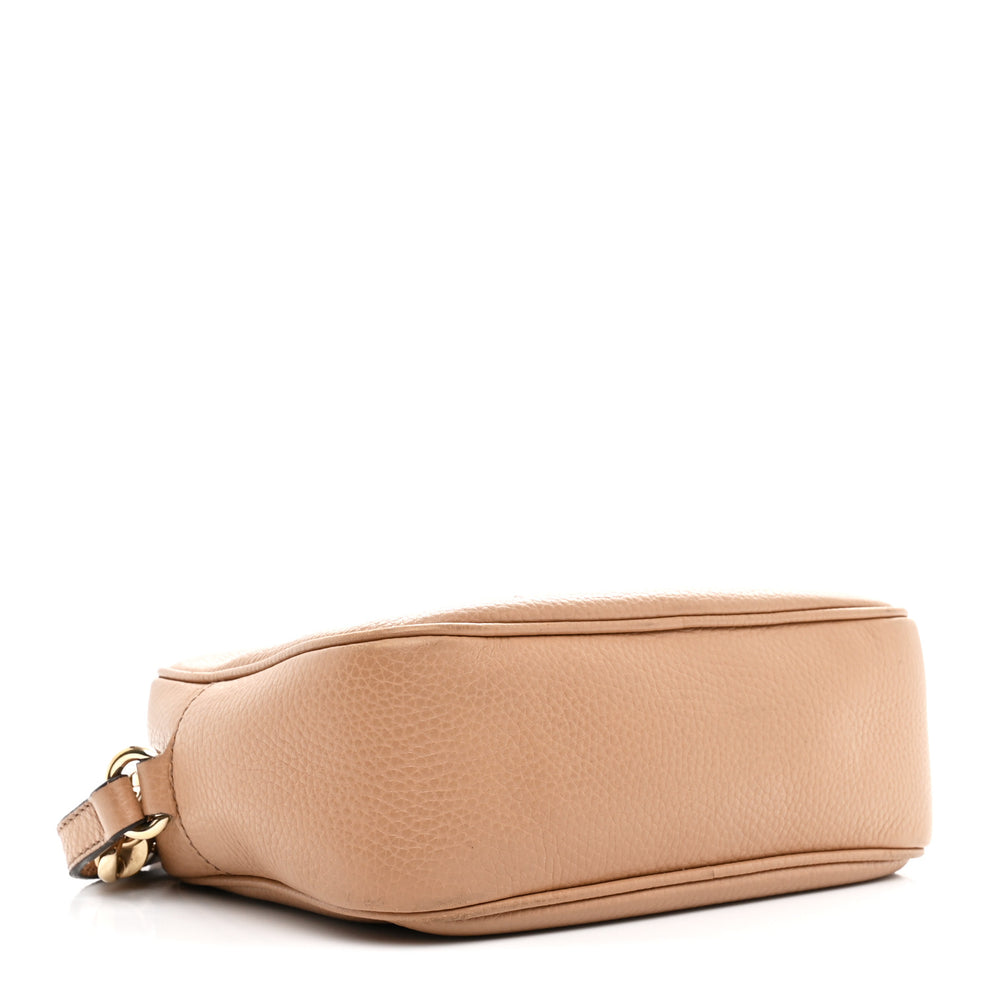Gucci Pebbled Calfskin Small Soho Disco Bag Rose Beige 1865760 ...
