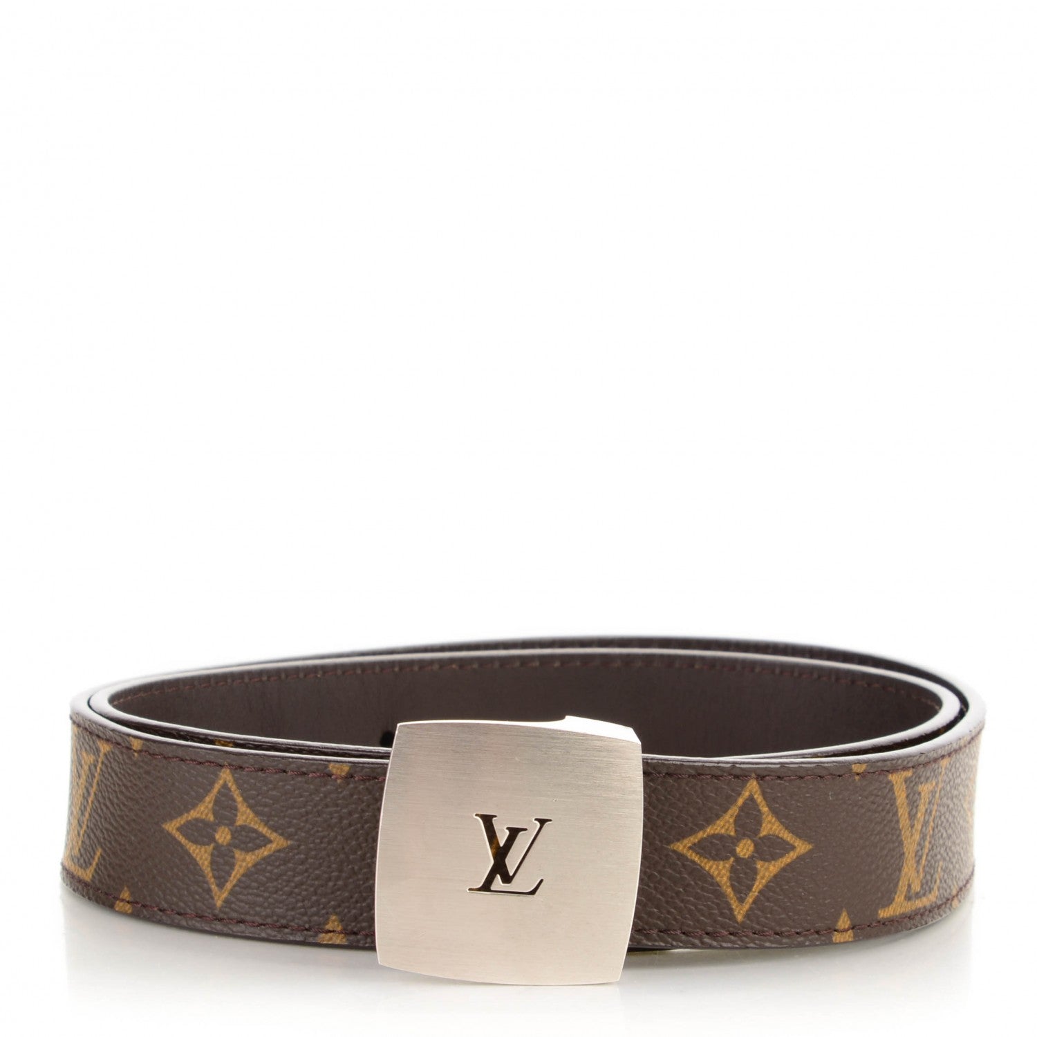 Louis Vuitton Monogram LV Cut Reversible Belt 80 32 168178 – FASHIONPHILE
