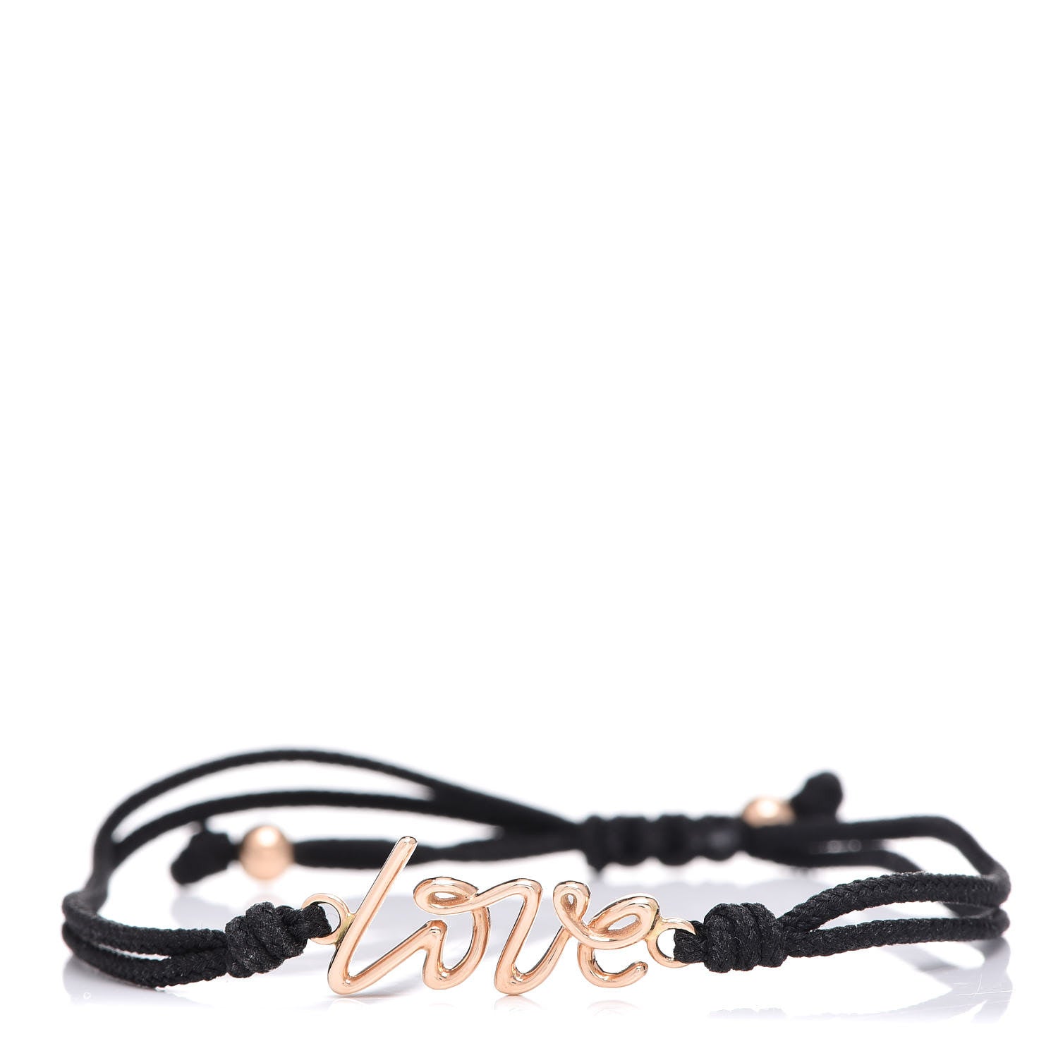 Tiffany 18K Rose Gold Paloma Picasso Grafitti Love Cord Bracelet 356541 ...