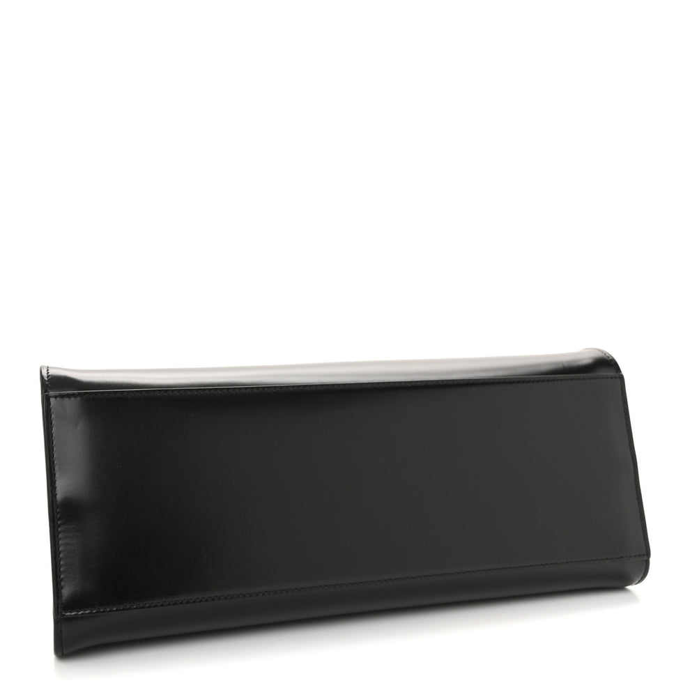 Salvatore Ferragamo Calfskin Prism Top Handle Bag Black 1799532 ...