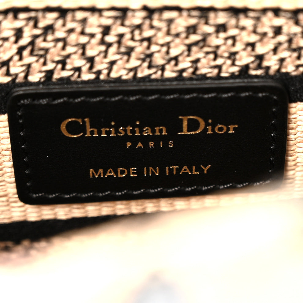 Christian Dior Canvas Cabinet De Curiosites Embroidered Medium Lady D ...