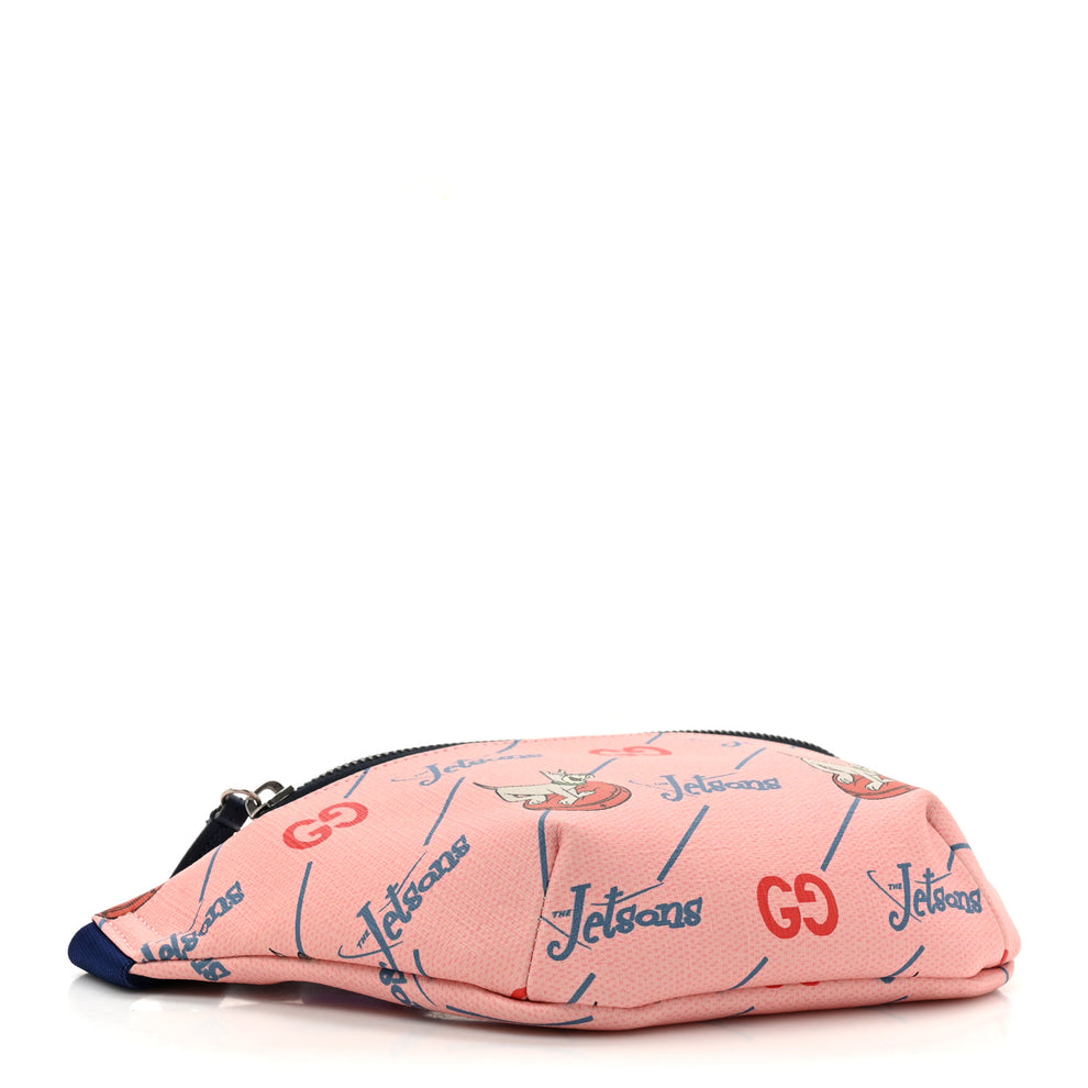 Gucci Coated Canvas Interlocking G Jetsons Childrens Belt Bag Pink ...